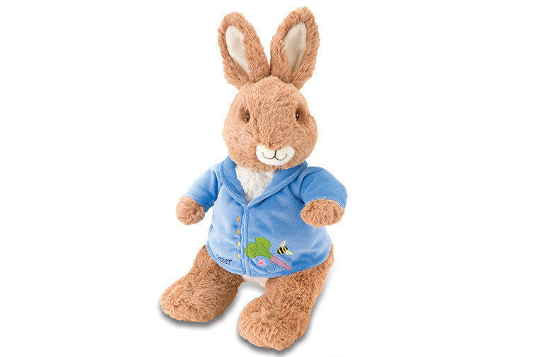 le doux de 25CM Pâques a bourré les animaux mignons de peluche de jouets faits sur commande uniques de peluche de lapin pour des enfants