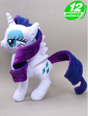 Petit mes petits jouets de peluche bourrés par Plushie de Derpy de poney, taille de 30cm