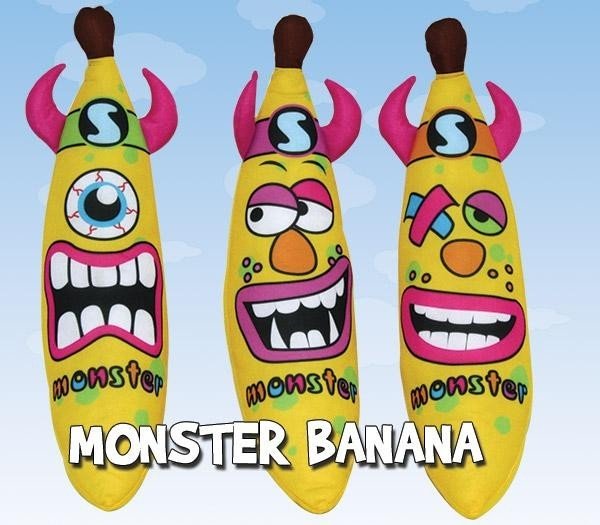 jouets de peluche bourrés par banane de monstre du carnaval 12inch pour la promotion de vacances de carnaval de festival