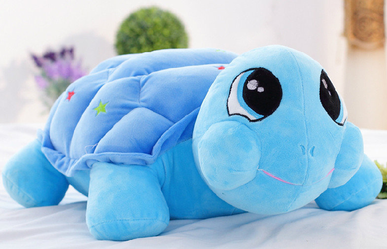 Jouet de tortue de couples de peluche avec la conception animale mignonne de grand tissu mou d'Eyesbos