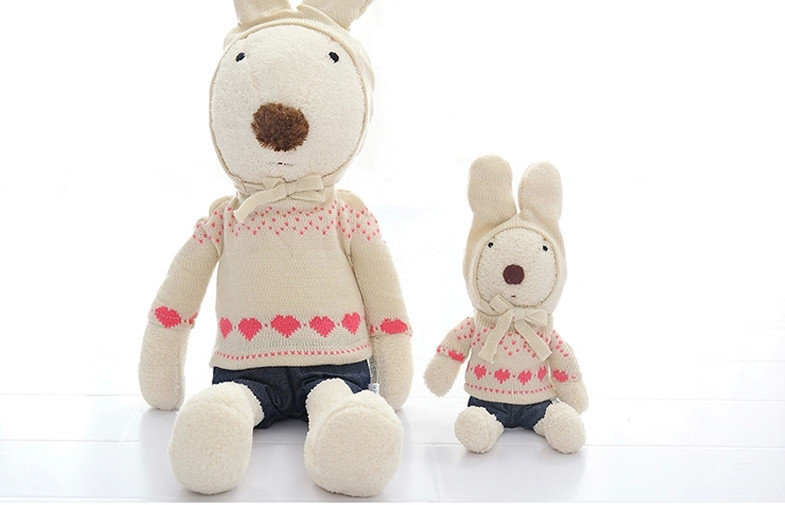 Les jouets à oreilles longues de peluche des lapins 30CM, vacances ont bourré des jouets pour des enfants/bébés
