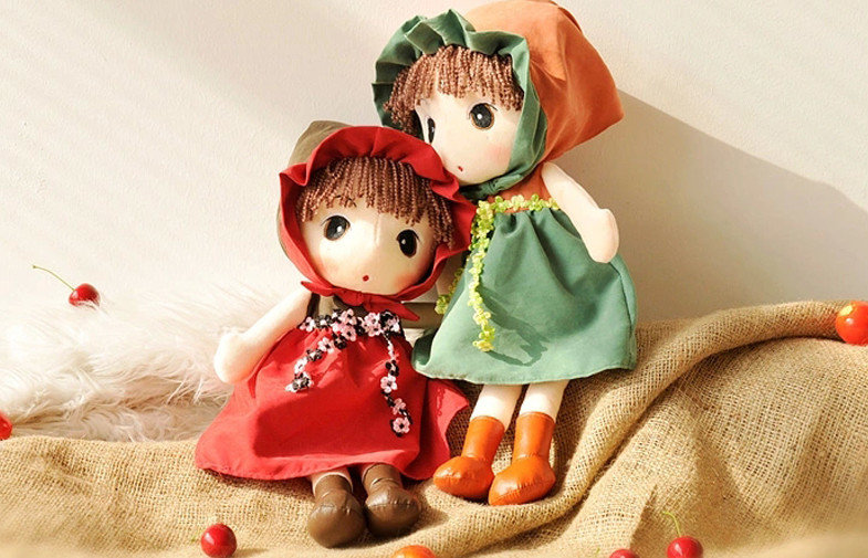 la peluche de poupées de tissu de 25CM joue le cadeau peu commun, poupée de son belle par fille d'OEM