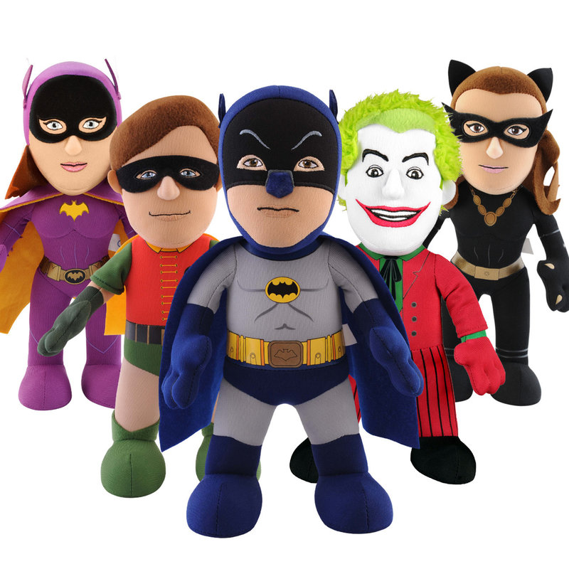 10inch Super Hero Cartoon Characters Batman Man of Steel Superman Stuffed Plush Action Figure