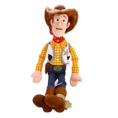 La peluche de Woody Disney de shérif de Pixar Toy Story joue pour la partie/promotion