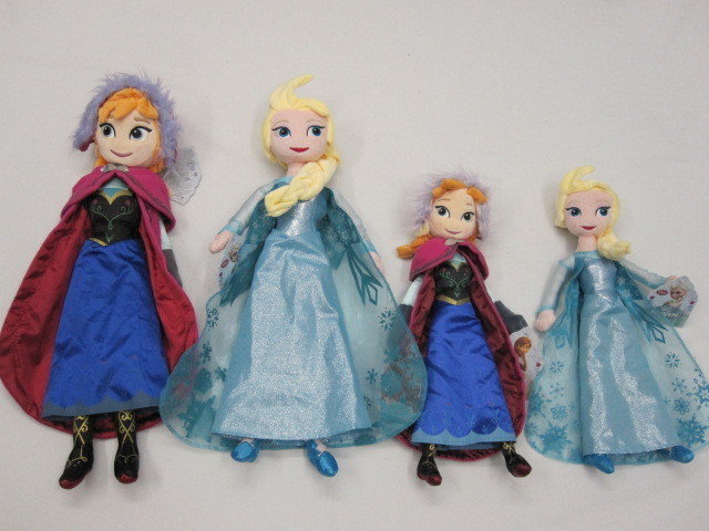 20 pouces Ana congelée pourpre et poupée de son par bande dessinée molle de jouets de peluche d'Elsa Disney
