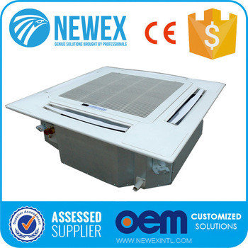 4-way 2/4 Tube Ceiling Mounted Cassette Type Air Conditioner, Chilled Water Cassette Fan Coil Unit Ceiling Mounted/Expos