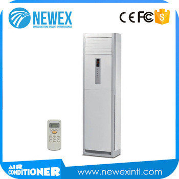 R410a Eco-friendly Refrigerant Floor Standing Residential Air Conditioner In Optional Strips Colors