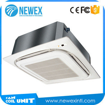 NEWEX Factory Price 8-way Cassette Type Fan Coil Unit(G Style), Ceiling Mounted Air Conditioner