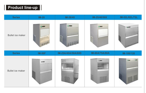 commercial stainless steel cube General Ice maker machine/countertop ice maker