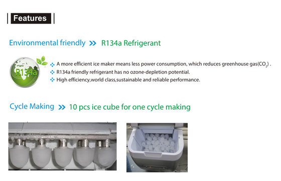 commercial stainless steel Table Ice maker machine/countertop ice maker