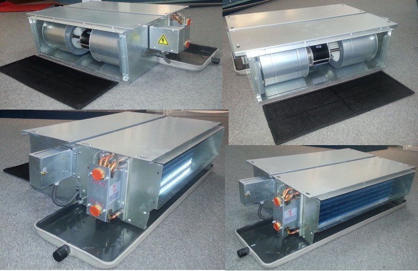 EC Motor Ceiling concealed Fan Coil with 4 pipe system (FP-68WA/4E)