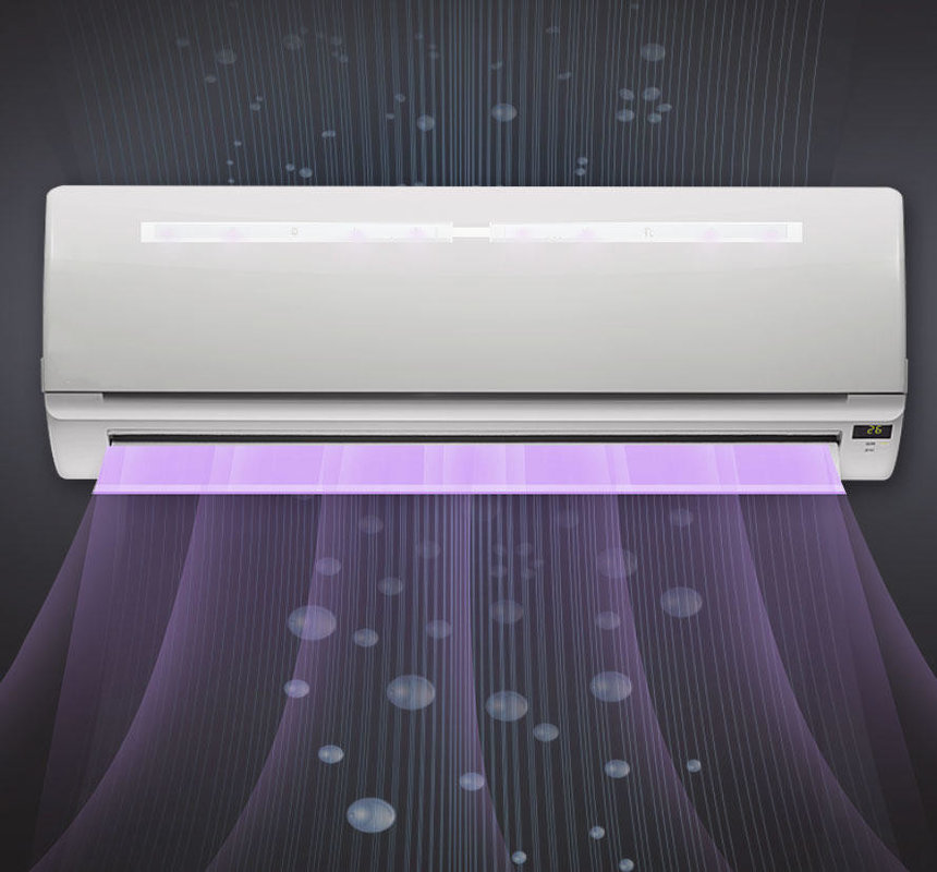 mini Split ac uvc air filter kit