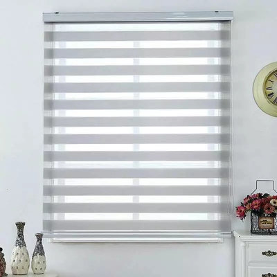 2020 High Quality Home Decoration zebra blind cordless for windows Customized size