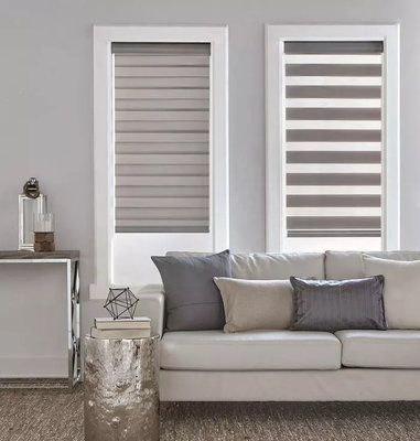 100% polyester zebra blind components motorized for windows customized