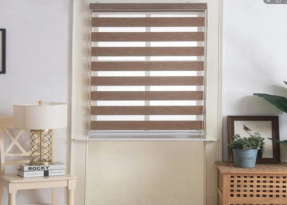 100% polyester zebra blind components motorized for windows customized