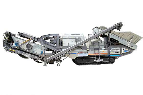 Tracked mobile crusher Crawler mobile crusher Industrial Mobile Crushing Equipment china