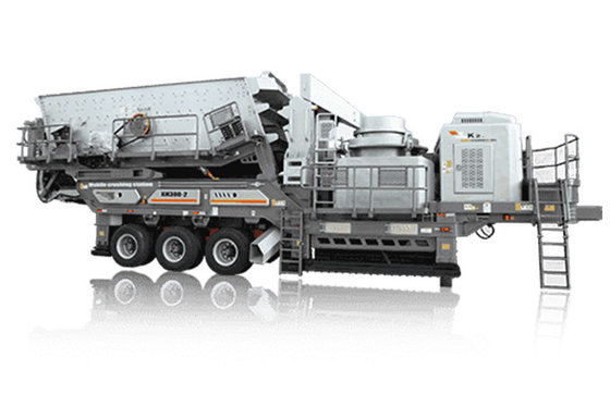 Tire type mobile crushing station Industrial crawler type mobile crusher Tracked mobile crusher for mining