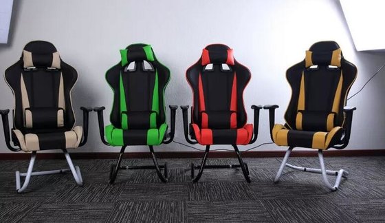 PU Leather Racing China Gaming Chair  with Butterfly mechanism