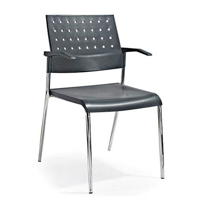 New Design China Reception Visitor Chair With Stainless Steel Frame