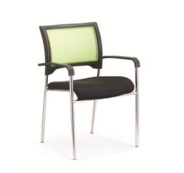 New Design China Reception Visitor Chair With Stainless Steel Frame