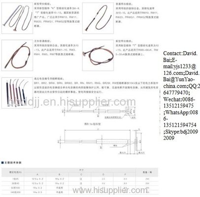 33kV K &T Type 8A Solid Button Head Explusion Fuse Element Link For Drop out Fuse