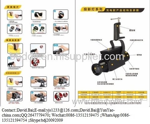 LED logo projector light