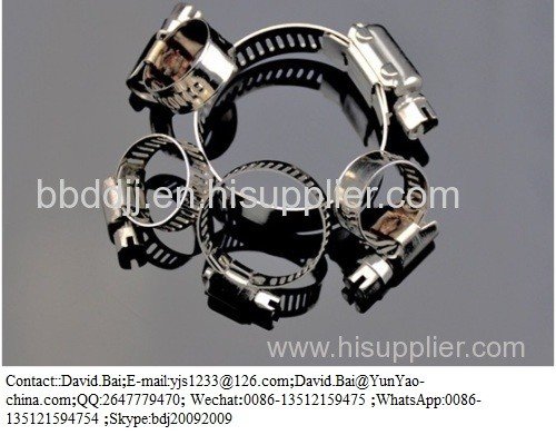 stainless steel 304 hose clamp with handle