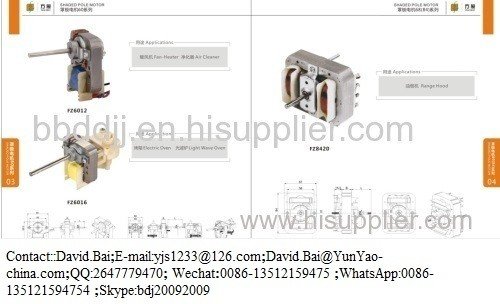 Small Household Appliances Motor Shade-pole Motor