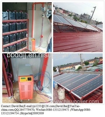 complete Off grid tied Solar Power Generator Solar Home Power System