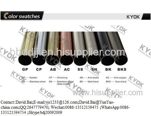 Black Metal Aluminium Curtain Pole Finials