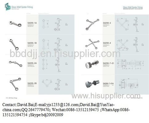 glass wall spider fitting