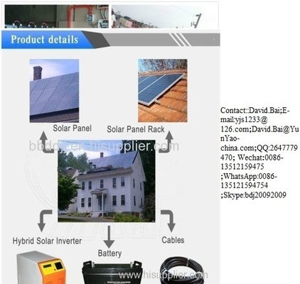 complete Off grid tied Solar Power Generator Solar Home Power System