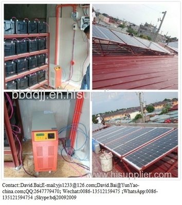 complete Off grid tied Solar Power Generator Solar Home Power System