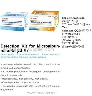 Detection kit for microalbunminuria ALB c-preactive protein CRP calcitonin PCT