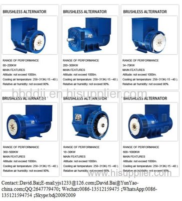 Farrand 300kw Alternator/Farrand 300kw generator/Farrand 300kw Brushless Synchronous AC Al