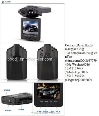 H198 HD Car Cam Recorder 2.5inch 6 LED Night Vision Under Car Security Camera