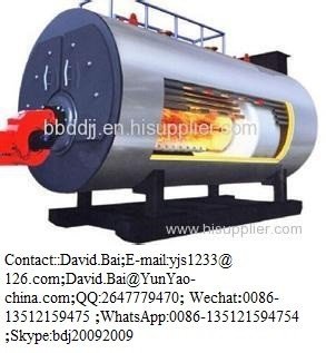 Oil gas fired boiler