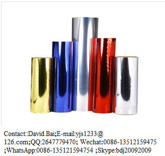 Color Coated Metalllized PET film