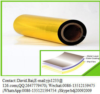Color Coated Metalllized PET film