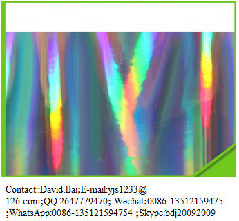 Metallized holographic film