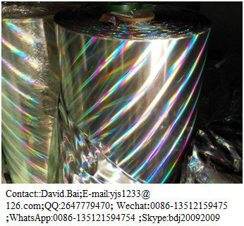Metallized holographic film