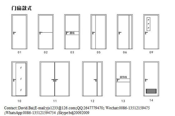 Solid core sound proof door