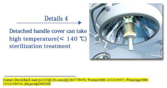 Twin heads halogen medical lamp