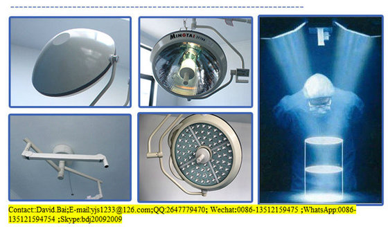 Twin heads halogen medical lamp