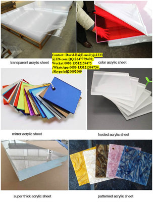 transparent cast plastic plexiglass pmma acrylic sheet