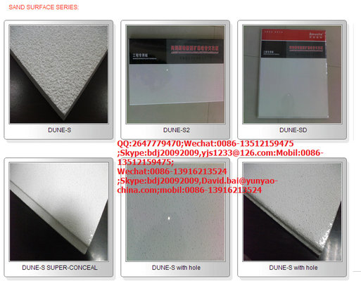 mineral ceiling tiles/mineral wool board