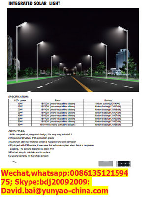 integrated solar light