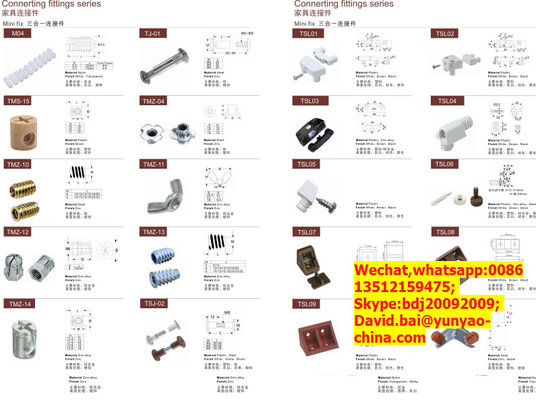 Furniture connecting fittings hardware