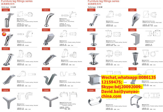 Furniture leg fitting hardware