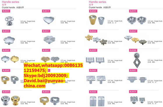 furniture Stainless&steel&crystal handles